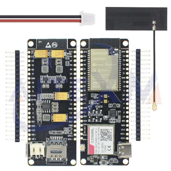T Call V14 Sim800l Esp32 Wireless Module Sim Antenna Bluetooth Development Expand Board Devkit 2583