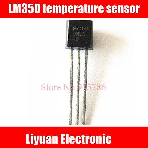 2pcs Lm35d Temperature Sensor Lm35dz Precision Temperature Sensor