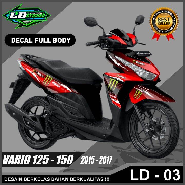 Decal vario 125 led full body Decal vario 150 led full body decal ...