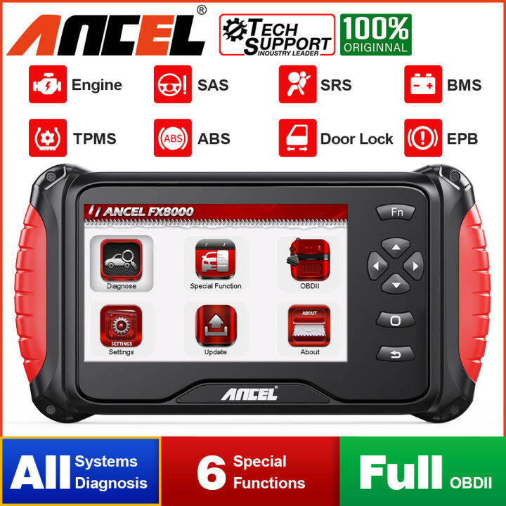 ANCEL FX8000 Car Diagnostic Tool Full System Multi Function Special ...