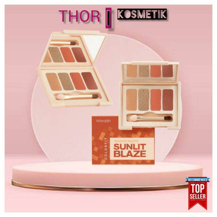 WARDAH Colorfit Quad Eye Palette / Eyeshadow Palete 6g | Lazada Indonesia