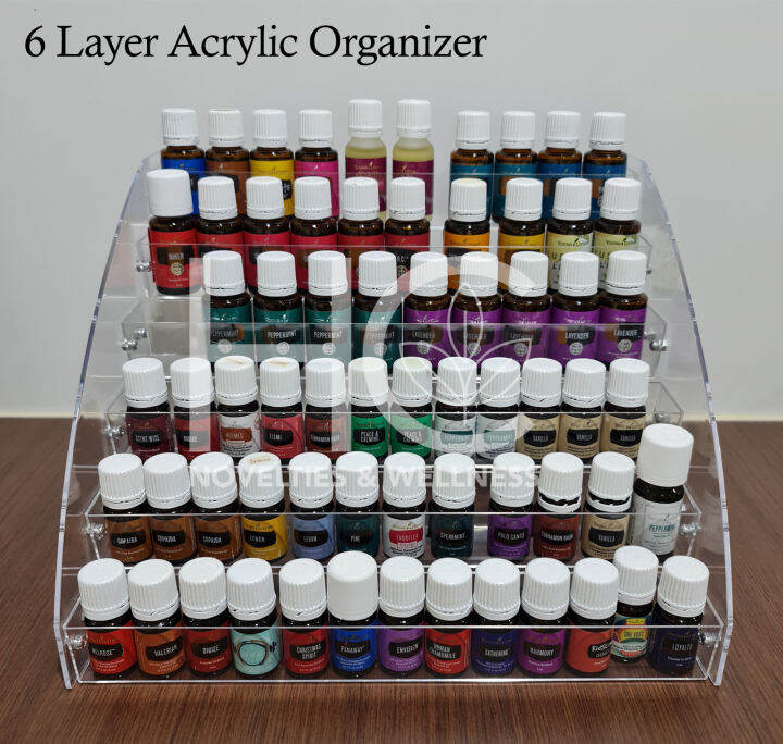 6 Layer Acrylic Essential Oil Organizer | Lazada PH