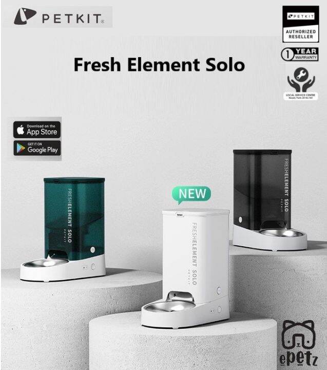 ePetz PETKIT Fresh Element Solo Yumshare Solo Smart Pet Feeder Bekas ...