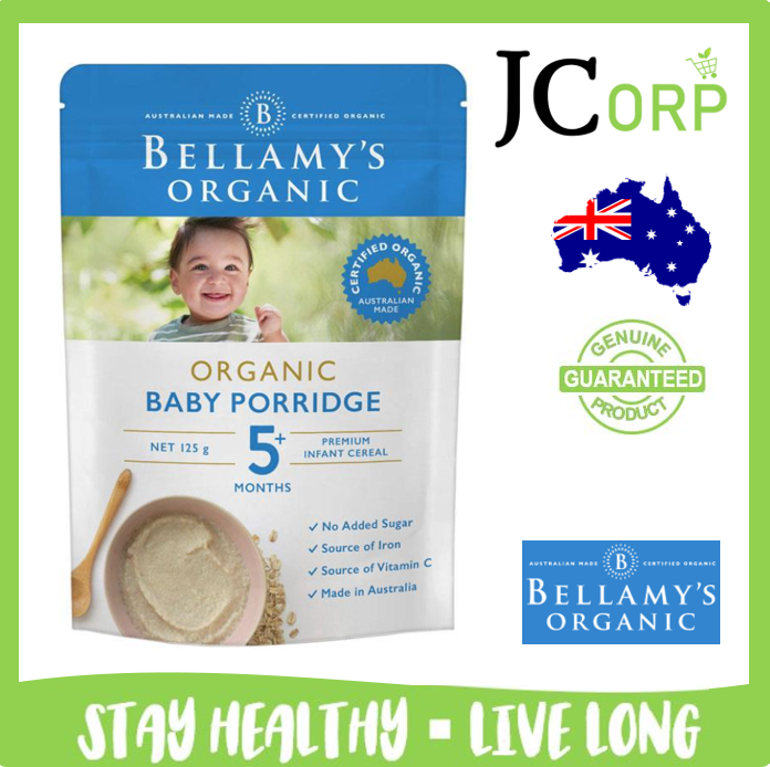Bellamys Organic Baby Porridge 5+ Months 125g | Lazada