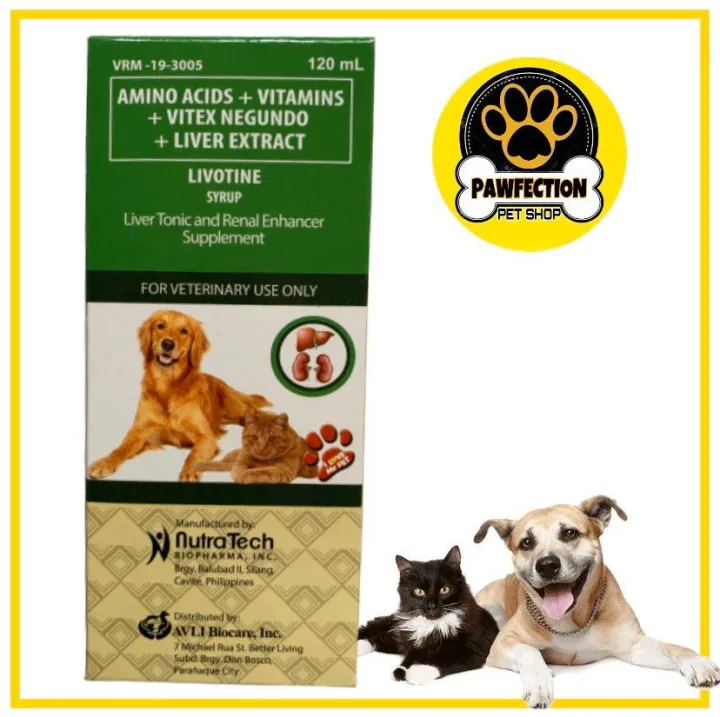 Livotine Liver Tonic and Renal Enhancer Supplement for Dogs and Cats ...