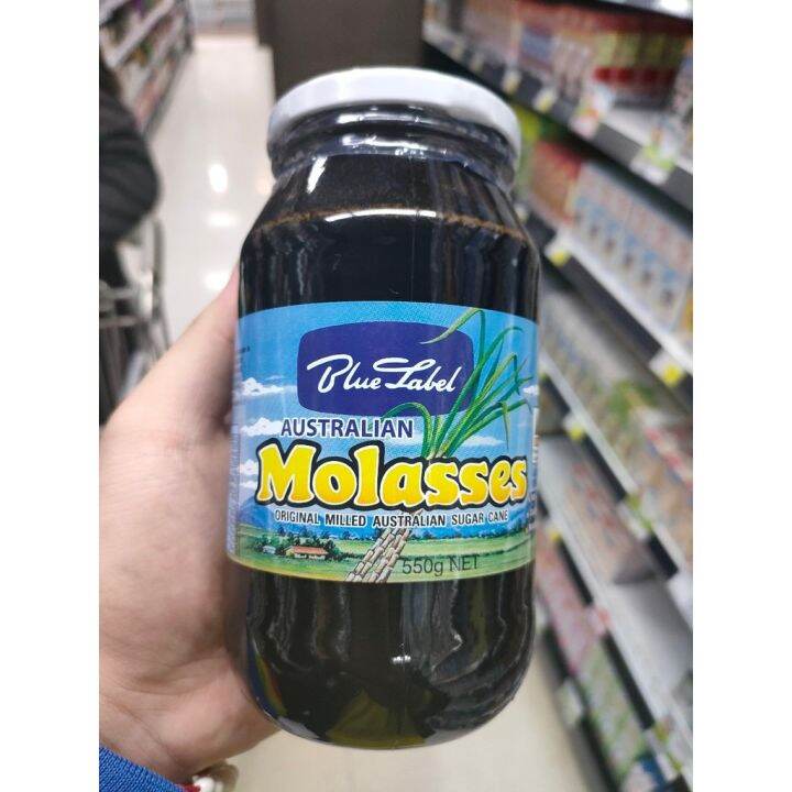 Premium snack Enjoy eating Molasses Bread Spread Blue label 550g โมลาส ...