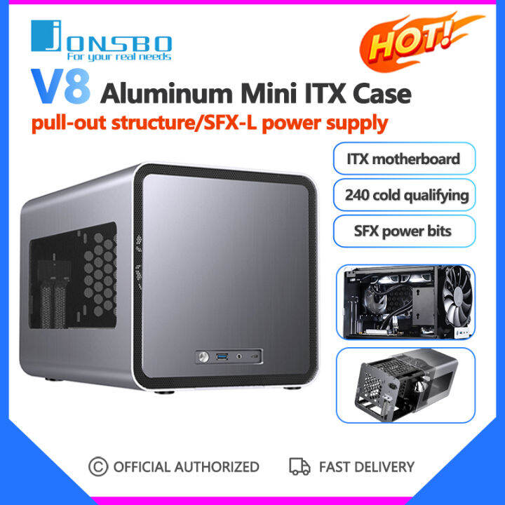 Jonsbo V8 Case Desktop mini pull-out chassis ITX Motherboard 240 Water ...