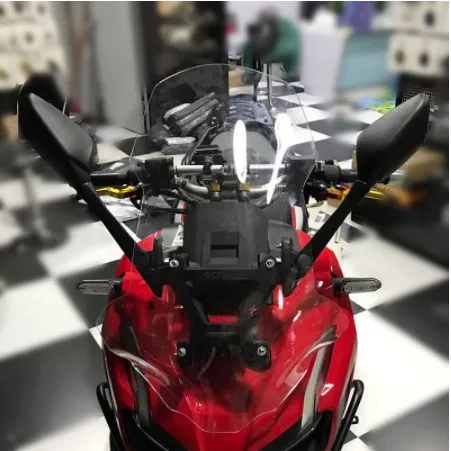 Honda ADV 150 Side mirror with Bracket for Visor Windshield compatible ...