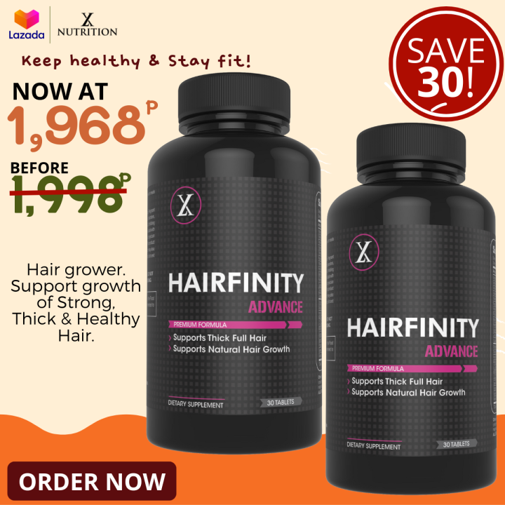 (COMBO SAVER) HAIRFINITY ADVANCE- Hair Grower Supplement for Men ...