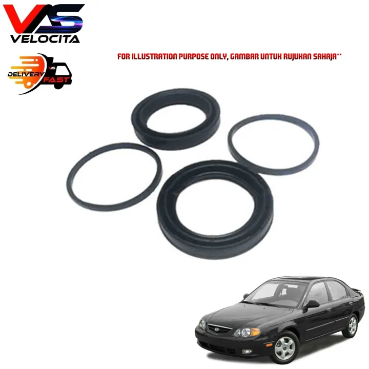 OEM DISC BRAKE KIT REAR KIA SPECTRA CALIPER REPAIR KIT (OK2FC-26-24ZR ...