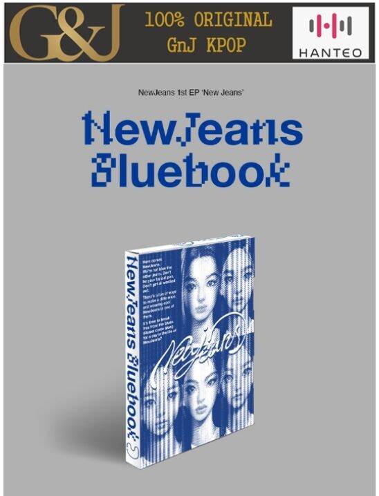 NEWJEANS - 1st EP 'NEW JEANS' BLUE BOOK ver Album | Lazada PH