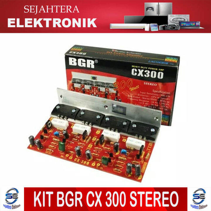 Kit Power Amplifier stereo BELL CX-300 Original Sejahtera Elektronik ...