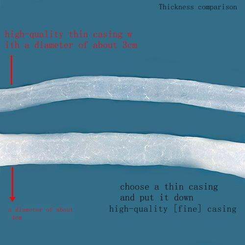 Im fine salted hog casing filled sausage crispy children skin dry ...