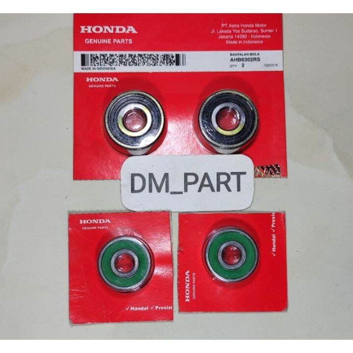 BEARING LAHER KLAHER BANTALAN BOLA 6301 6302 RS RODA DEPAN VERZA CB150R ...