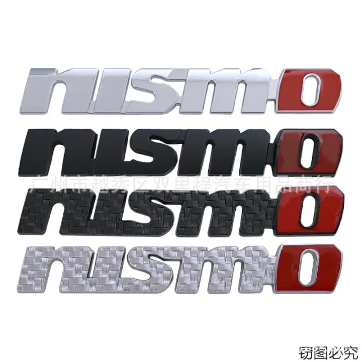 Nissan Car Letters Emblem NISMO Modification Metal Car Sticker 3D Decor ...