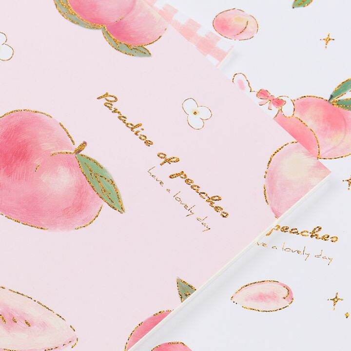 Miutiso Peach Pattern Student Notebook | Lazada PH