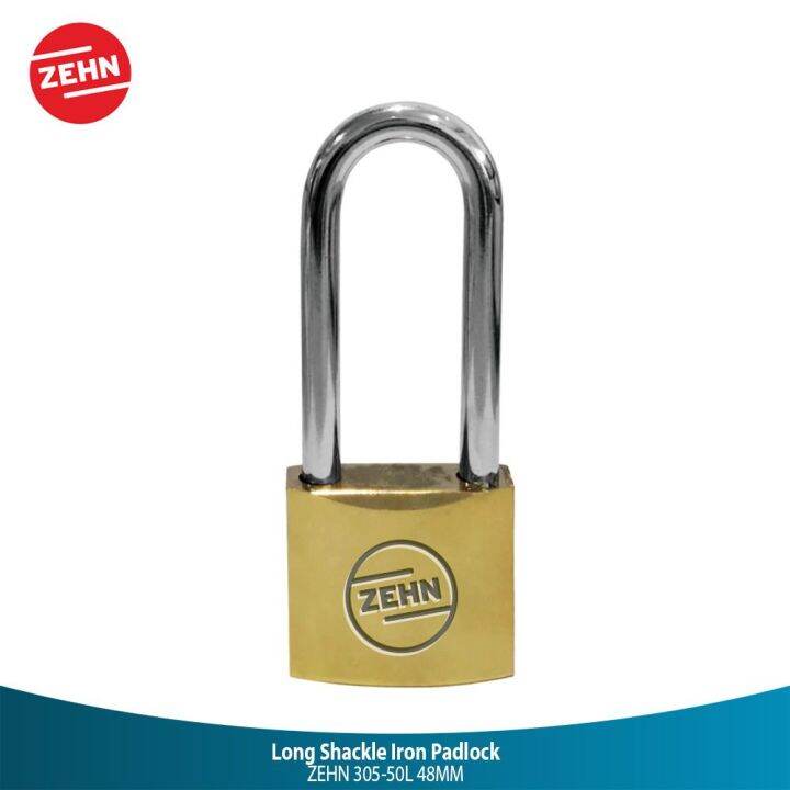 Zehn Gembok 305-50L 48Mm Long Shackle Iron Padlock | Lazada Indonesia