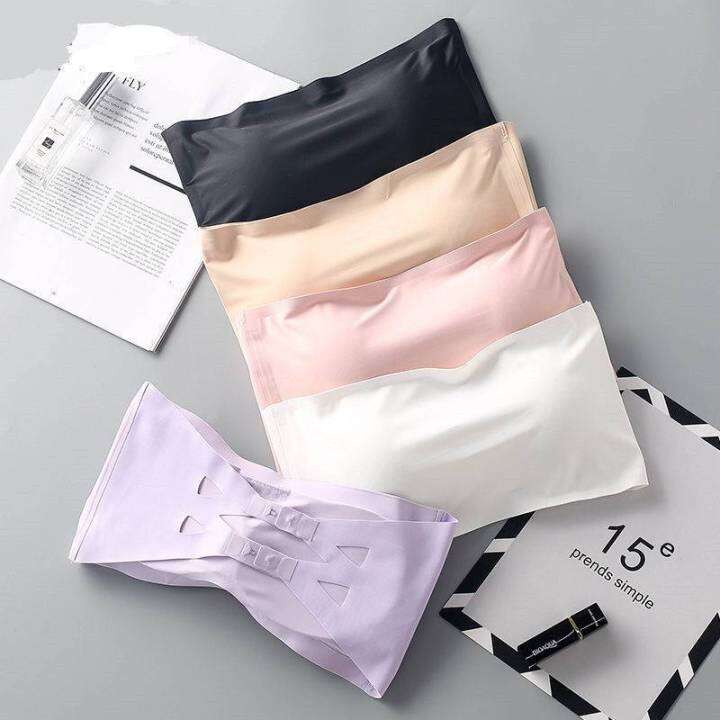 DK Mall High Quality Seamless Tube Push up Bra Strapless Bralette ...