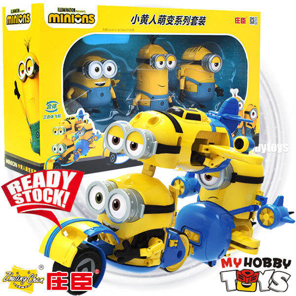 Zhuang Chen Tranformable Robot / Figures - Minions ( Bob Bike, Stuart ...