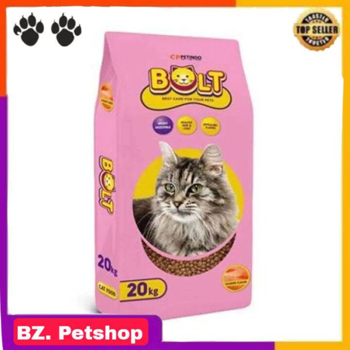bz petshop - Bolt Cat Repack 1 Kg Salmon Makanan Kucing Dryfood Cat ...