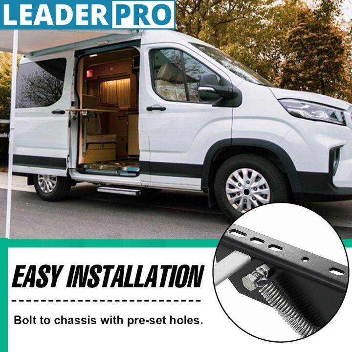 Single/Double Pull Out Step Aluminium Steel Manual Caravan RV Camper ...