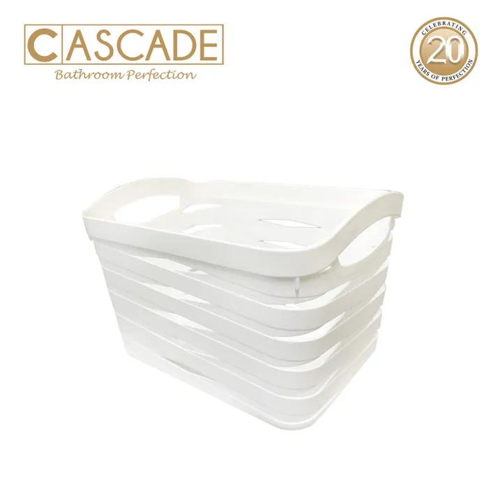 Cascade Medium / 5 Liters Wicker Multi-Purpose Storage Basket L 26 cm x W 18 cm x H 17 cm Made ...
