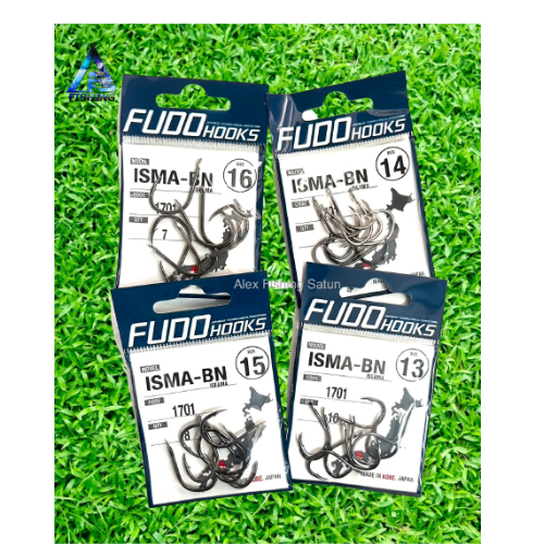 ตาเบ็ดตกปลา FUDO HOOKS รุ่น ISMA-BN 1701 (ท้ายแบบ) | Lazada.co.th