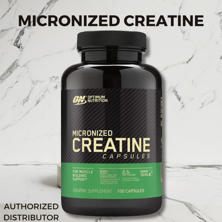 Optimum Nutrition Micronized Creatine Capsules Supports Explosive ...