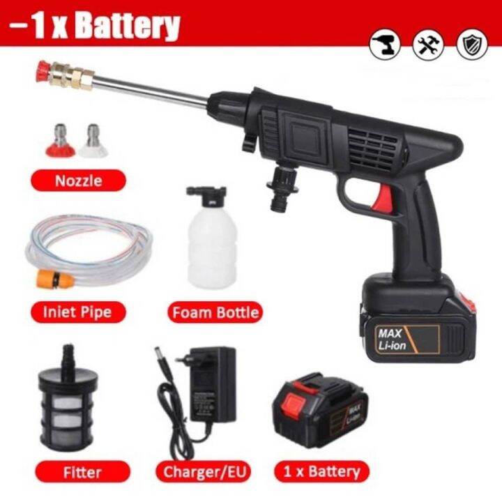 Senda 21V MAX Cordless Car Motor Wash High Pressure Washers Handheld ...