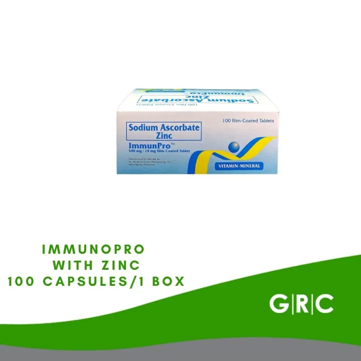Immunpro with Zinc 100 Capsules / 1 Box | Lazada PH