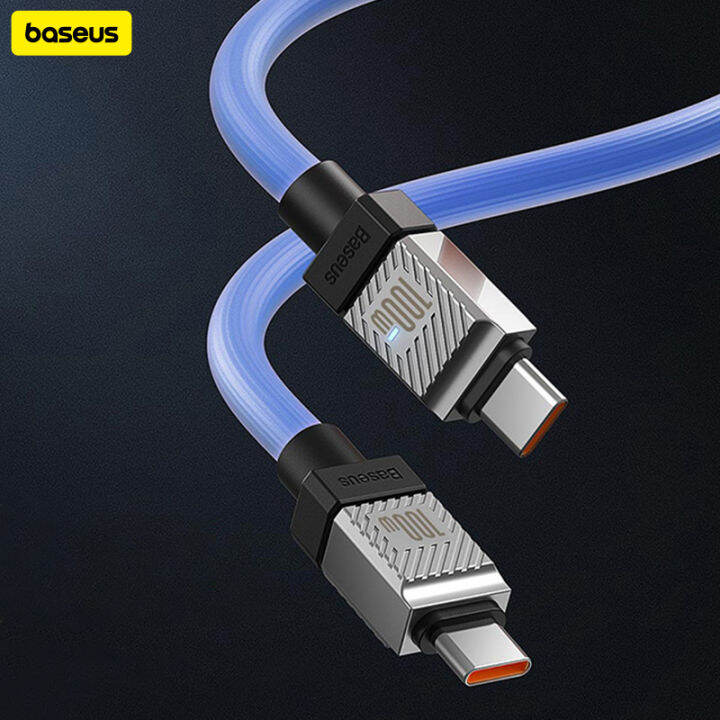 Baseus CoolPlay Series Fast Charging Cable Type-C to Type-C 100W 1M | Lazada Indonesia