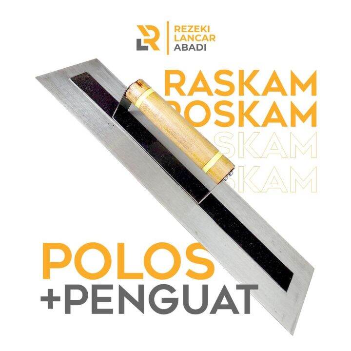 Gosokan Acian Plester Dinding Roskam Plat Baja Panjang Alat Acian ...