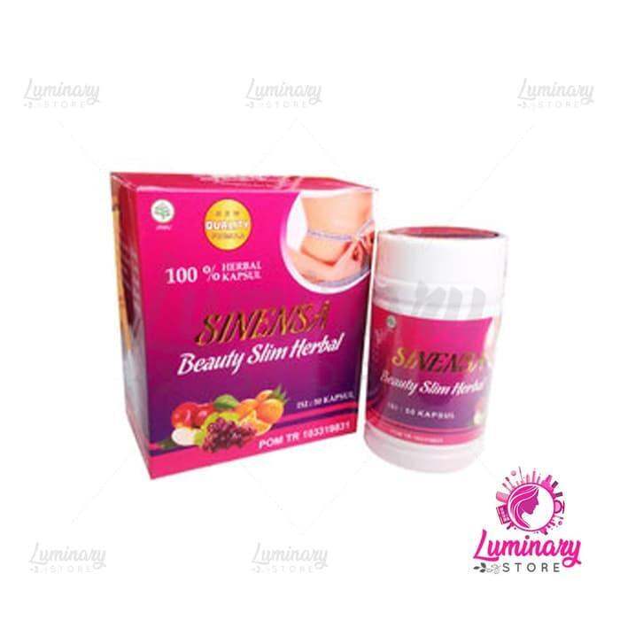 LANGSING DALAM 30 HARI!!! Sinensa Beauty Slim Herbal / isi 50 Kapsul ...