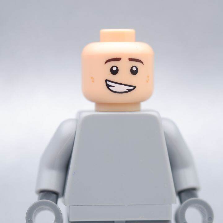 𝘗𝘓𝘖𝘠𝘉𝘙𝘐𝘊𝘒 - Light Flesh Head HEAD - LEGO® Minifigures Authentic เลโก้ ...