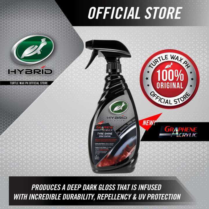 Turtle Wax Hybrid Solutions Graphene Acrylic Tyre Spray Coating 53733 ...