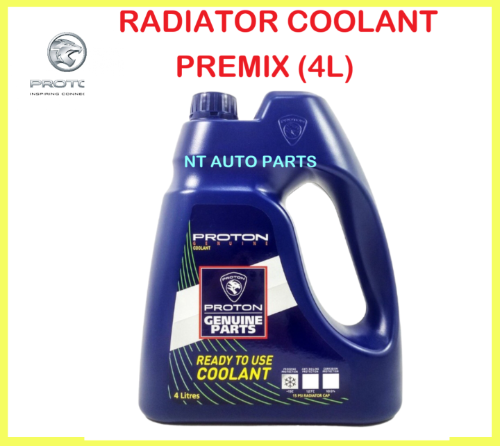 ORIGINAL Proton Coolant Blue Premix Ready Use Genuine Original 4L SAGA ...