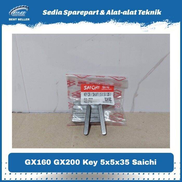 Spi Balok Key Kancing As Mesin Sepi Poli Pulley Puli GX160 200 Saichi ...