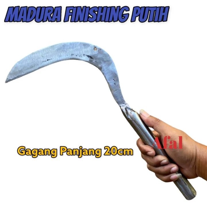 Arit Model Madura Potong Rumput Dan Padi Gagang Besi Anti Copot Anti ...