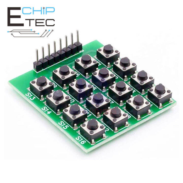 1PCS Arduino's 4x4 matrix 16 keyboard keyboard module board 16 button ...