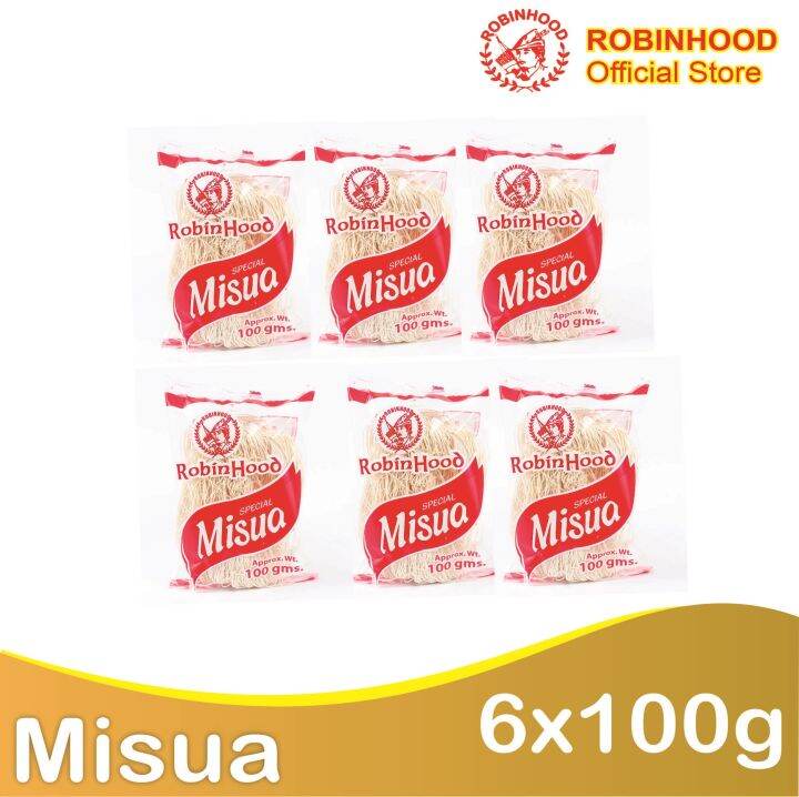 Robinhood Misua 100g x 6 pcs | Lazada PH