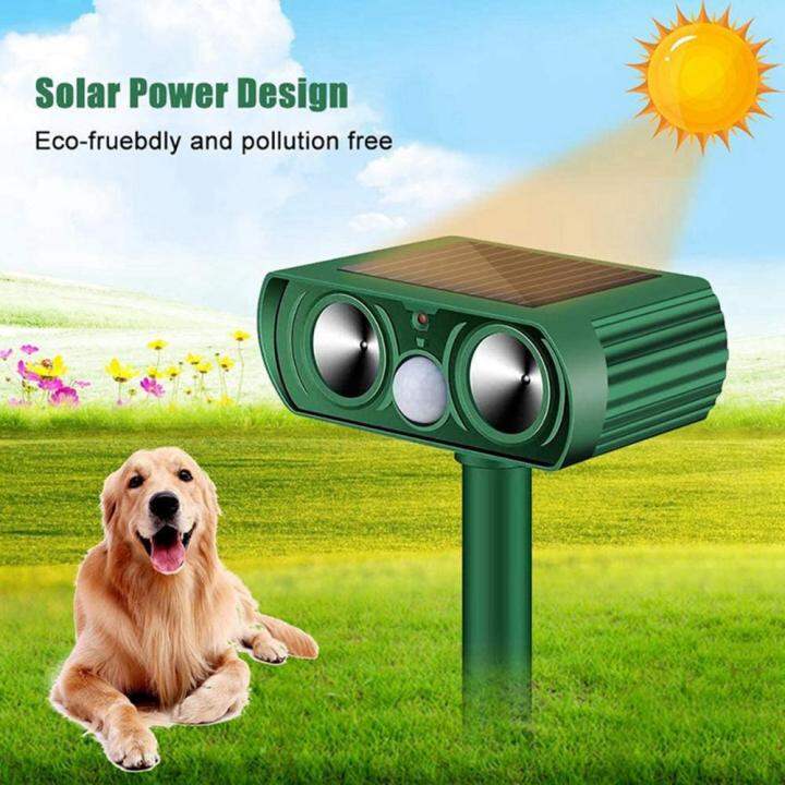 SAGUA Yard Weatherproof with Motion Sensor Waterproof Ultrasonic Animal ...
