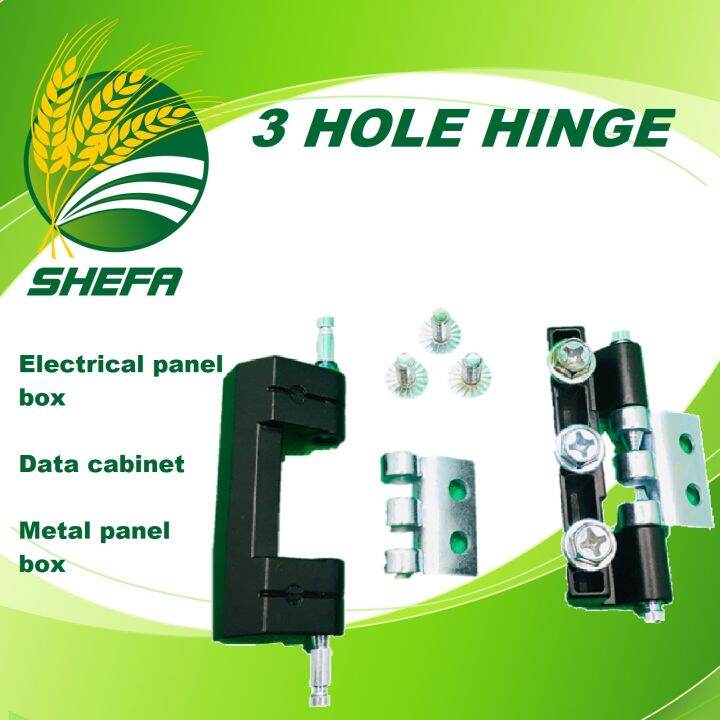 SHEFA 3 Holes Clip On Hinge For Cabinet Door, Black Powder Coating ...