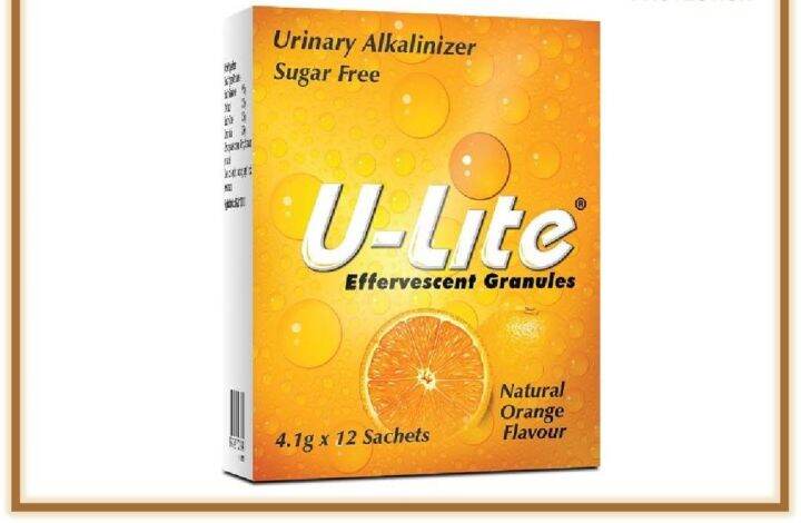 U-LITE Effervescent Granules Sachet For Gout, Urinary tract infections ...