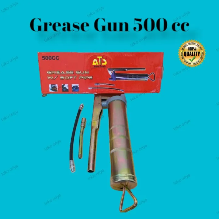 grease gun 500cc / pompa gemuk tangan / grease pump 500cc | Lazada ...