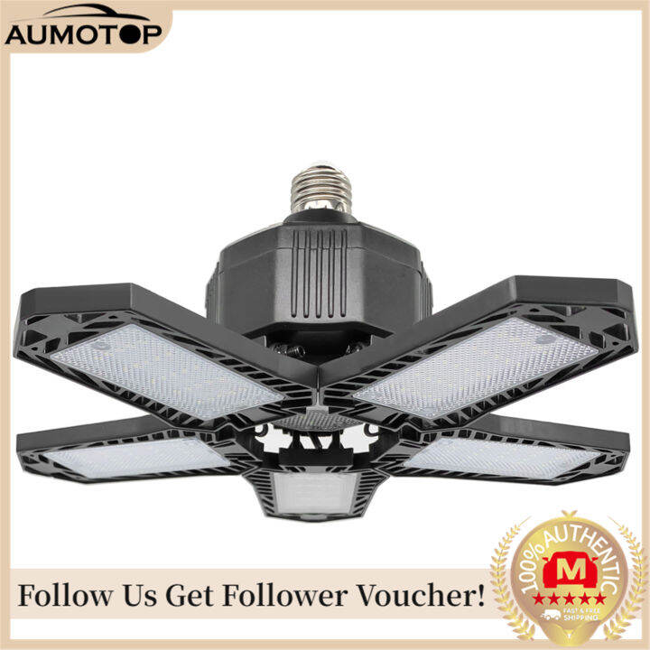 【COD/Ready】15000LM Bright LED Garage Light, 6 Glow Panels Garage ...