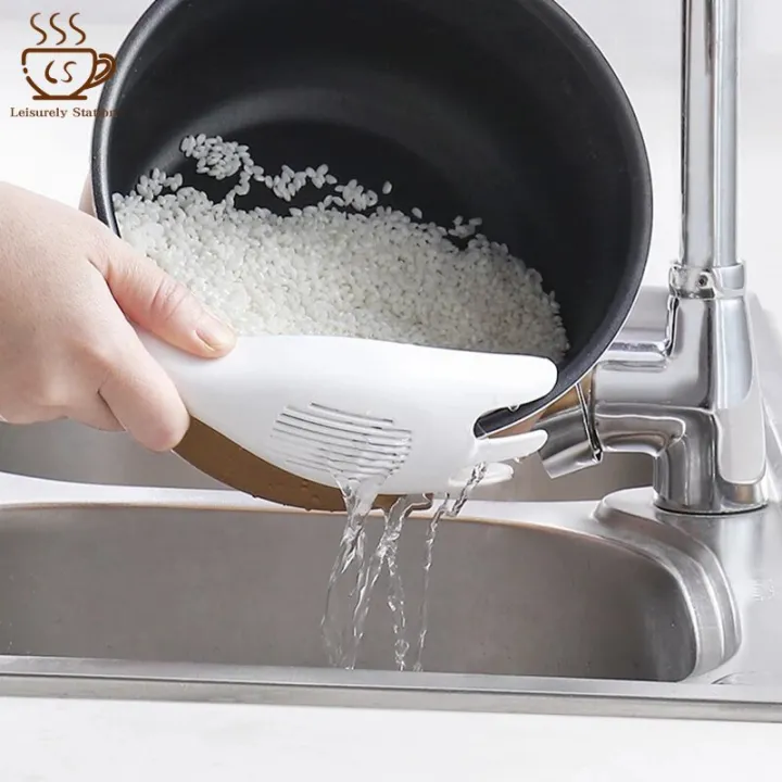 Multifunction Rice Cleaner Kitchen Rice Scoop Rice Sieve Home Wash Rice ...