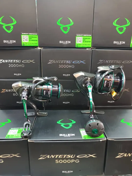 BULLZEN ZANTETSU CX SPINNING REEL | Lazada