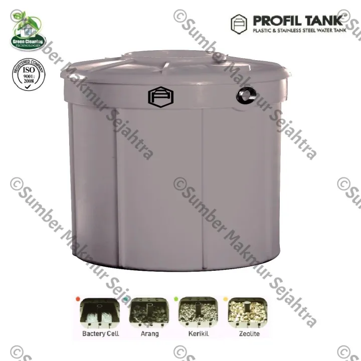 Bio Septic Tank / Tangki Septik Profil ST 46 - 1500 Liter 4-6 orang ...