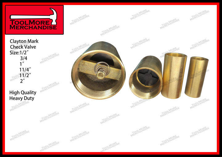 Clayton Check Valve 11/4'' 11/2'' 2'' | Lazada PH