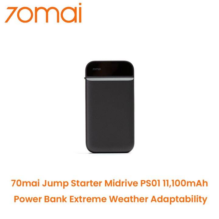 70mai Jump Starter Midrive PS01 11,100mAh Power Bank Extreme Weather ...